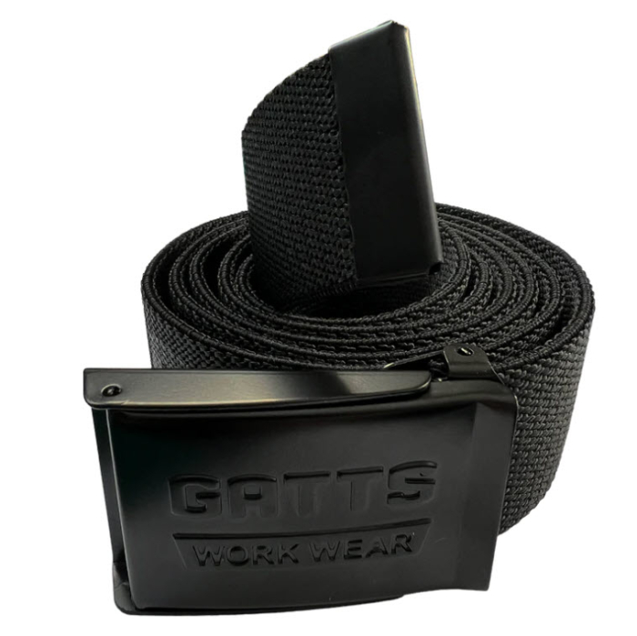 GATTS - CEINTURE EXTENSIBLE ET AJUSTABLE - BELG - NOIR - Antonio Moreau